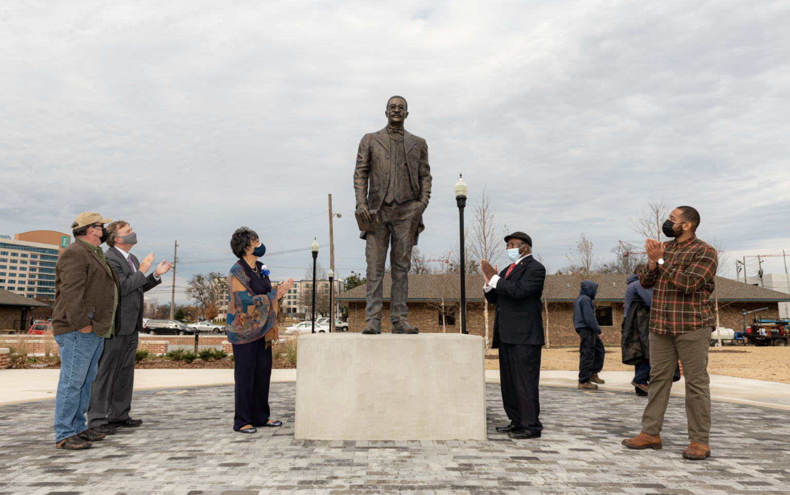Statue of William Hooper Councill Unveiled - Bostick Landscape Architect